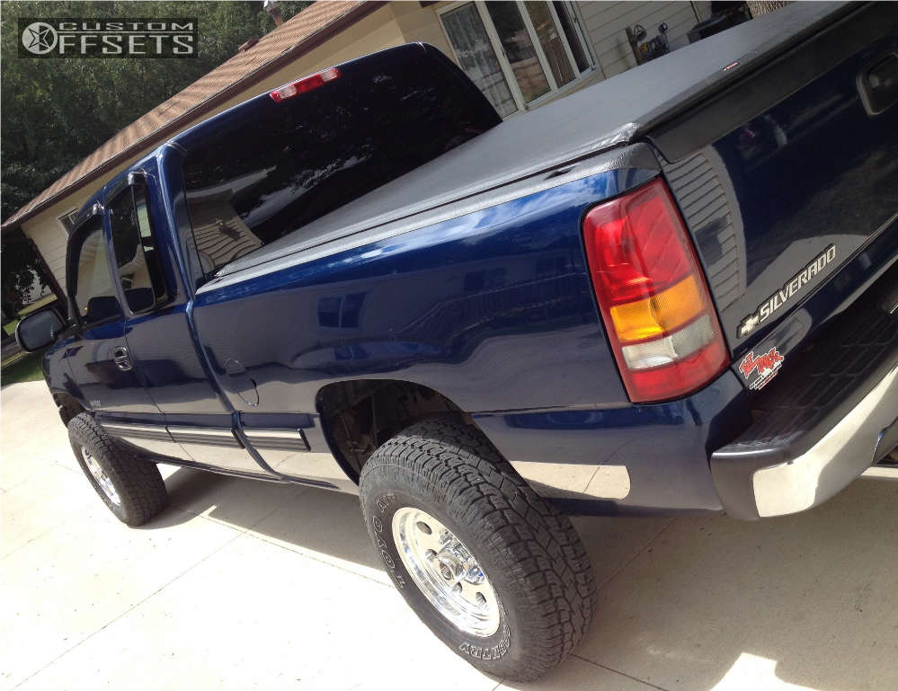 1999 Chevrolet Silverado 1500 with 16x8 0 American Racing Baja and 265 ...
