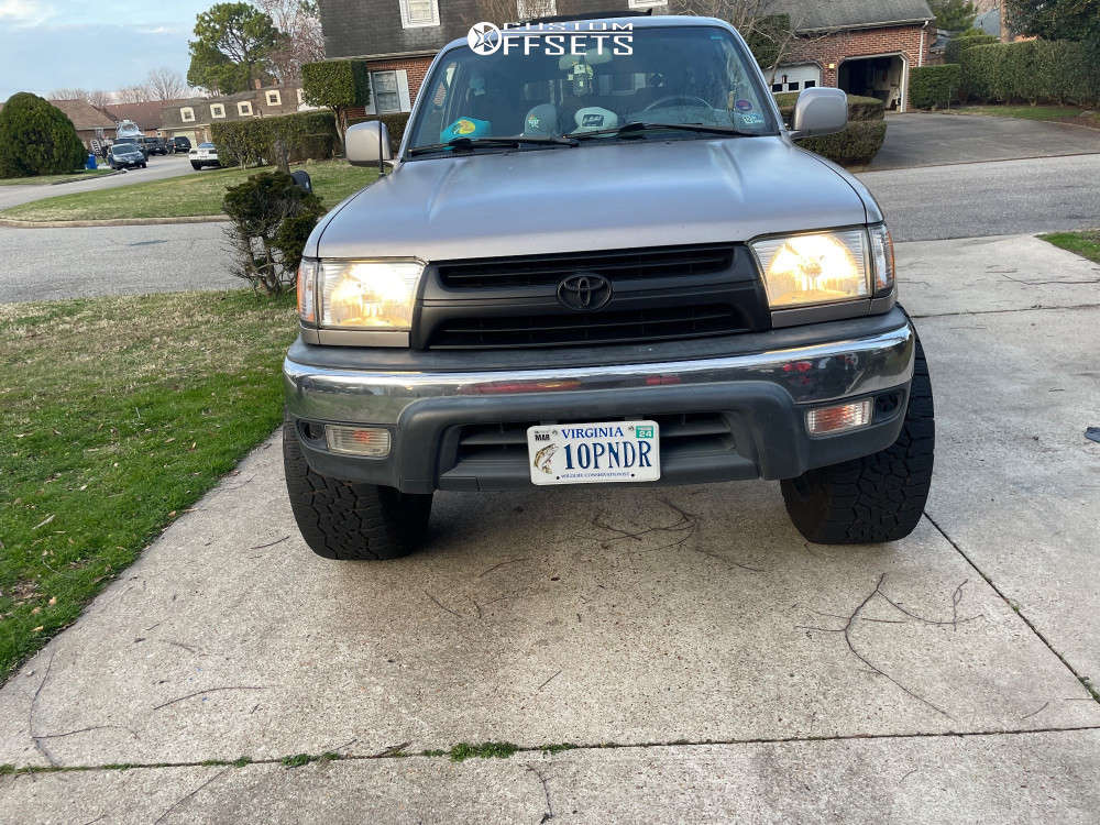 2002 Toyota 4Runner with 20x10 -25 Vision Spyder and 305/55R20 Falken ...