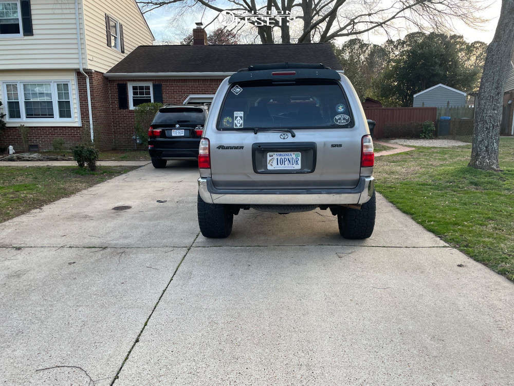 2002 Toyota 4Runner with 20x10 -25 Vision Spyder and 305/55R20 Falken ...