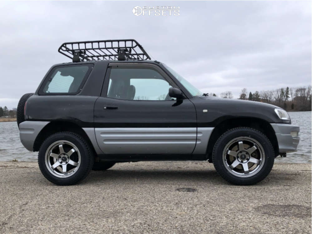 1996 Toyota RAV4 with 17x8 35 AVID1 Av6 and 235/55R17 Michelin Cross ...