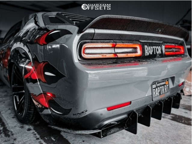 2019 Dodge Challenger with 20x11 -3 Voxx Replicas Hellcat Widebody 2 ...