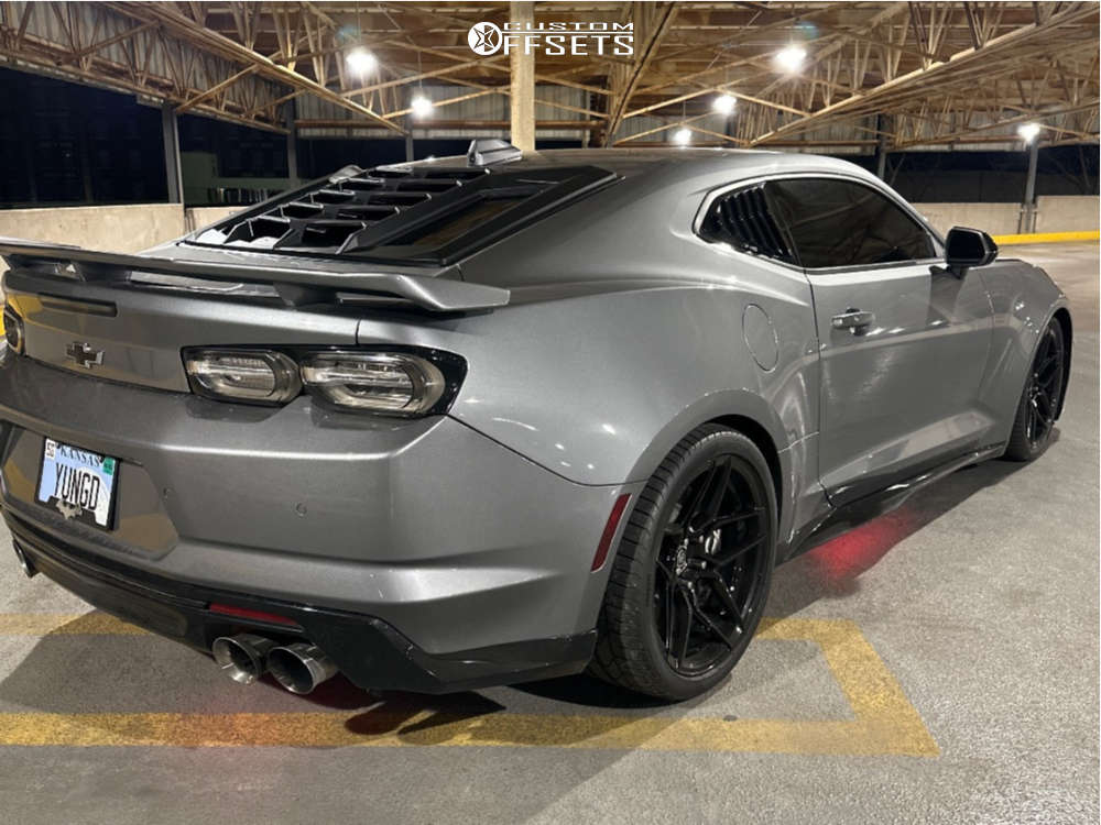 2020 Chevrolet Camaro with 19x9.5 35 Rohana Rfx11 and 285/30R19 Pirelli ...