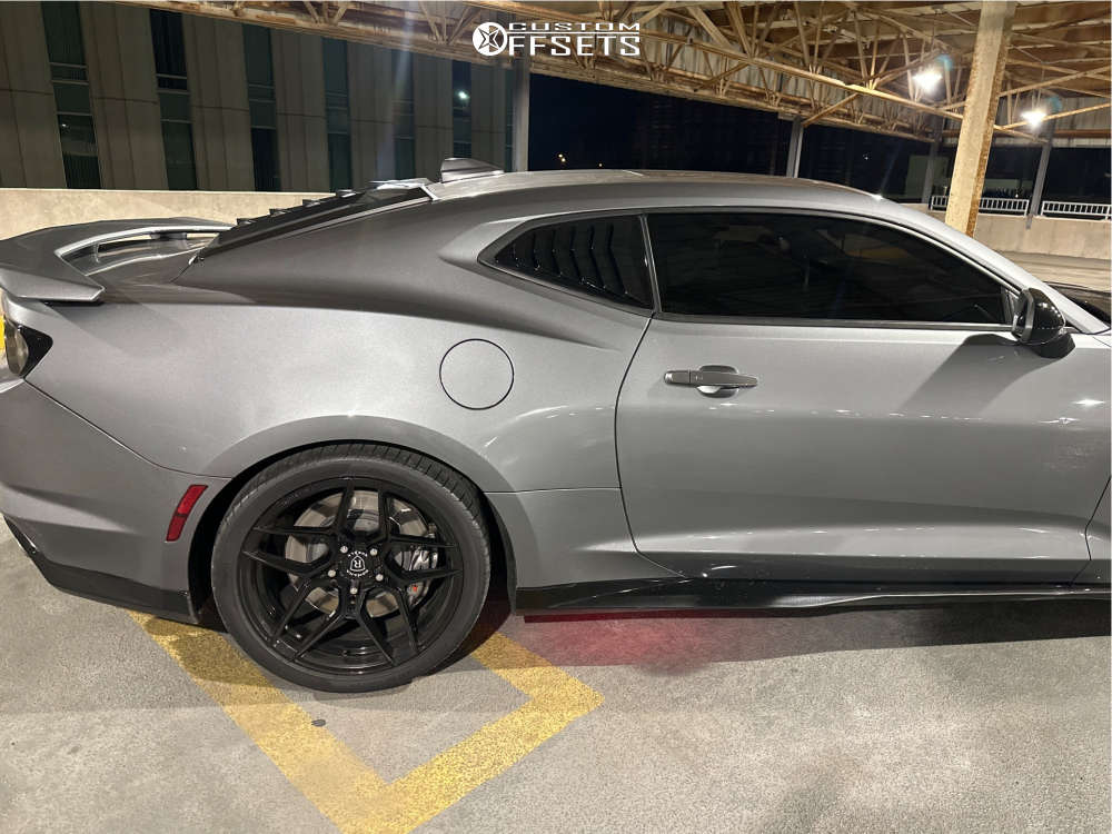2020 Chevrolet Camaro with 19x9.5 35 Rohana Rfx11 and 285/30R19 Pirelli ...