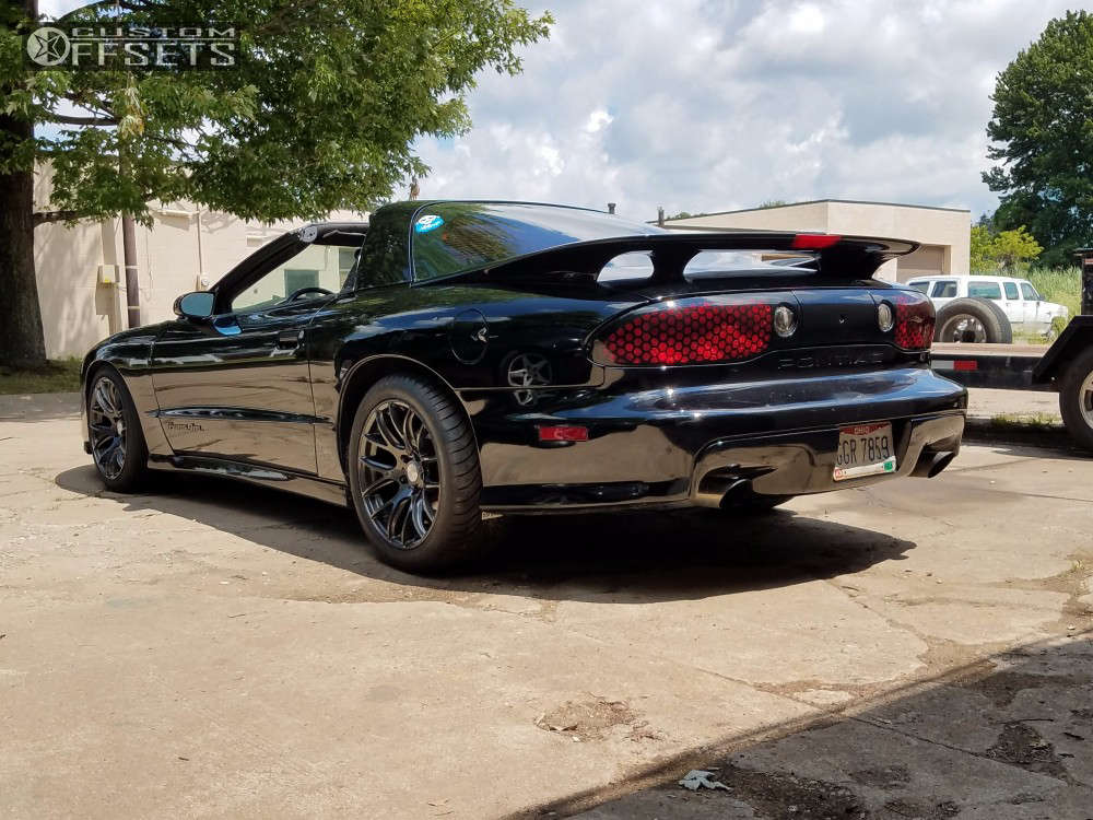 1995 Pontiac Firebird with 18x9.5 25 ESR SR12 and 255/40R18 Sumitomo ...