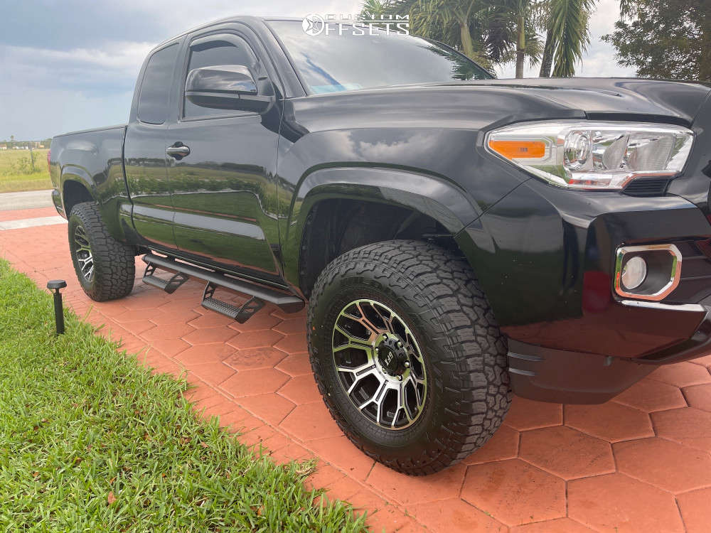 2023 Toyota Tacoma with 16x8.5 G-FX Tr19 and 265/70R16 Falken WildPeak ...