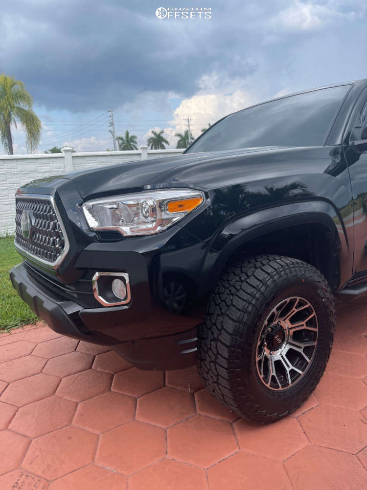 2023 Toyota Tacoma with 16x8.5 G-FX Tr19 and 265/70R16 Falken WildPeak ...