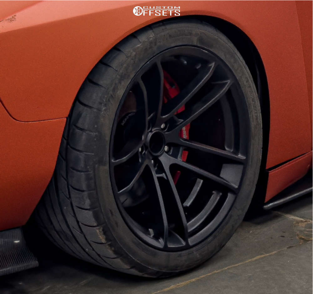 2015 Dodge Challenger with 20x11 -3 Voxx Replicas Hellcat Widebody 2 ...