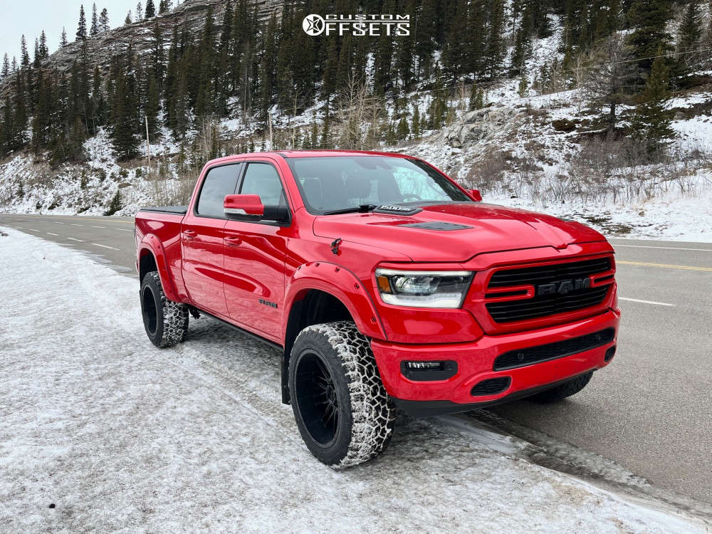 2019 Ram 1500 with 22x12 -44 Gear Off-Road 766b and 35/12.5R22 Toyo ...