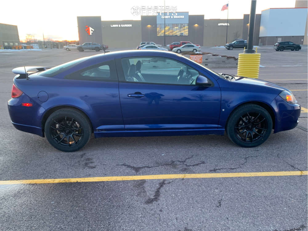 2007 Pontiac G5 with 17x8 35 Vors Tr4 and 215/50R17 Toyo Tires Extensa ...