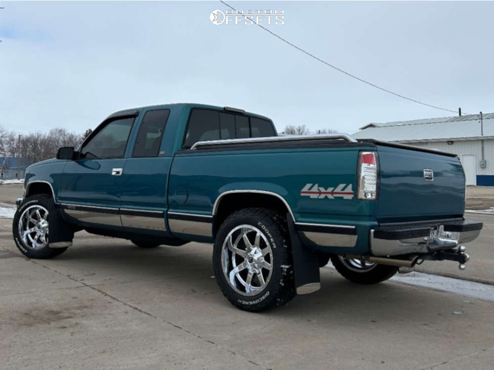 1997 Chevrolet K1500 with 20x10 -18 Fuel Maverick and 275/55R20 Cooper ...