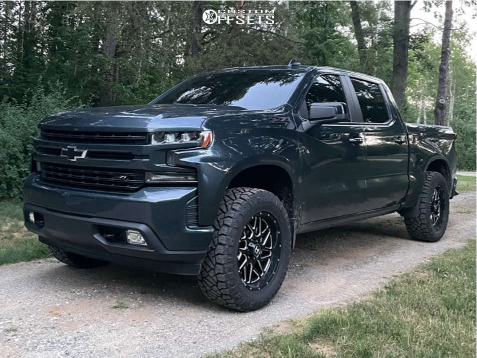 2022 Chevrolet Silverado 1500 with 20x9 0 Hostile Sprocket and 295 ...
