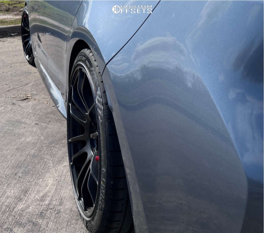 2021 Toyota Corolla with 18x8.5 33 AVID1 Av20 and 235/40R18 Kumho Ecsta Ps91 and Lowering ...