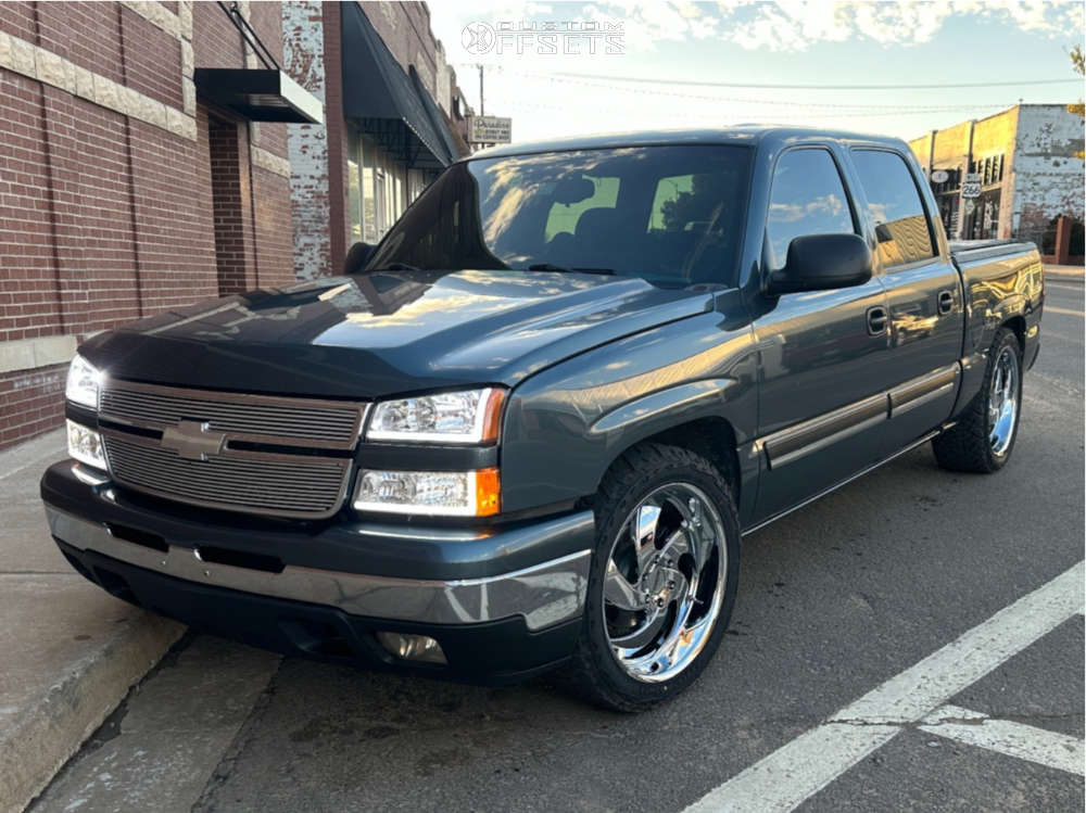 2007 Chevrolet Silverado 1500 Classic with 22x10 24 Strada Retro 5 and ...