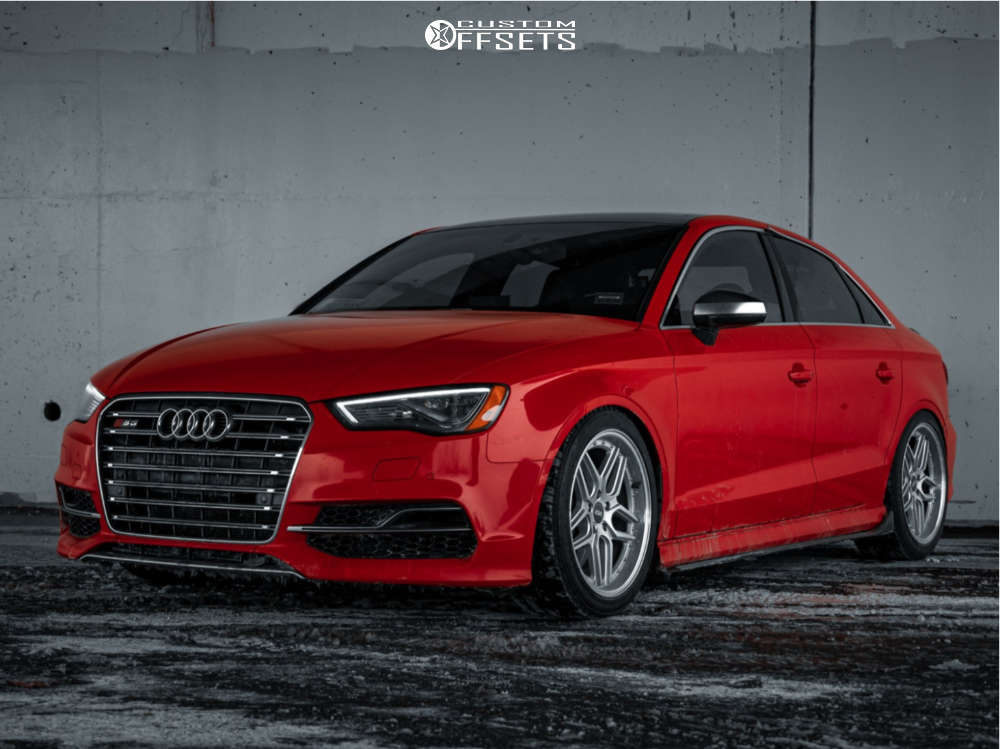 2015 Audi S3 with 18x8.5 30 ESR Cs15 and 225/45R18 Accelera 651 Sport ...