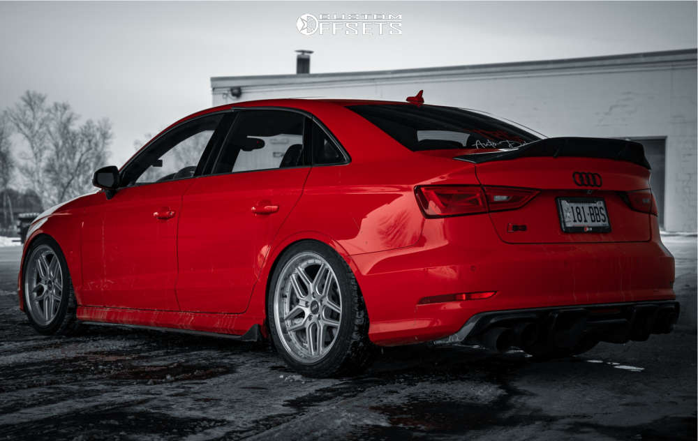 2015 Audi S3 with 18x8.5 30 ESR Cs15 and 225/45R18 Accelera 651 Sport ...