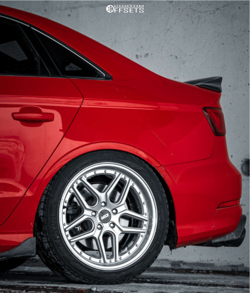 2015 Audi S3 with 18x8.5 30 ESR Cs15 and 225/45R18 Accelera 651 Sport ...