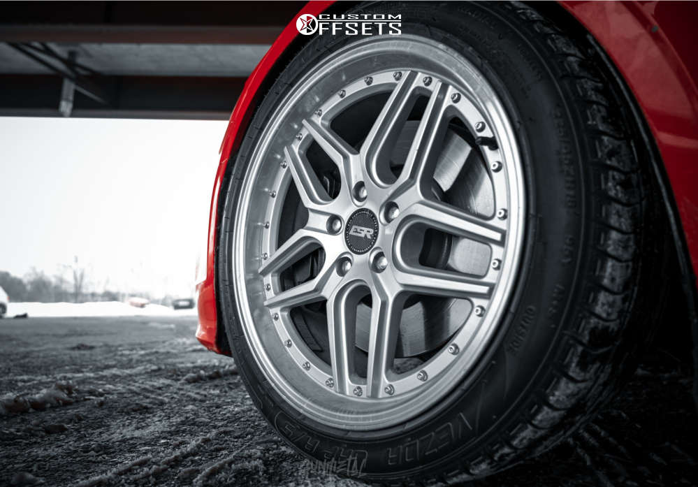 2015 Audi S3 with 18x8.5 30 ESR Cs15 and 225/45R18 Accelera 651 Sport ...