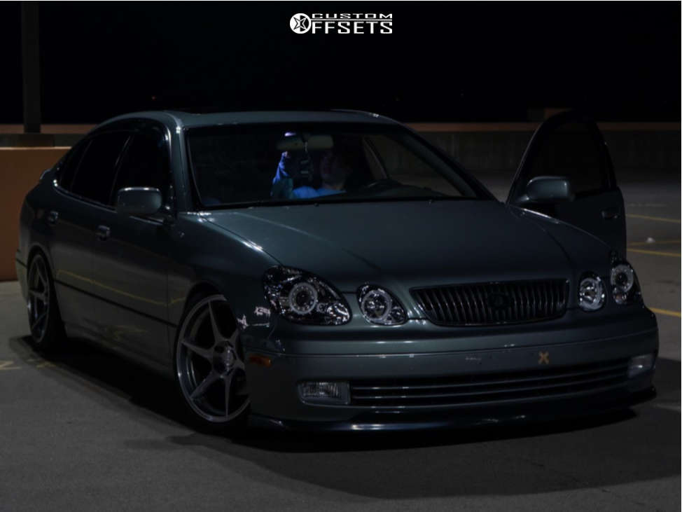 2004 Lexus GS300 with 18x8.5 30 Anovia Titan and 225/40R18 Delinte D7 ...