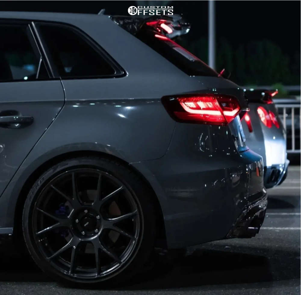 2016 Audi Rs3 with 19x9.5 35 Konig Ampliform and 255/30R19 Kumho Ecsta ...