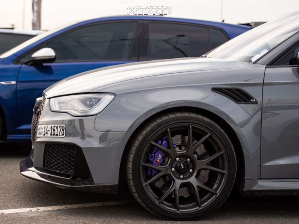 2016 Audi Rs3 with 19x9.5 35 Konig Ampliform and 255/30R19 Kumho Ecsta ...