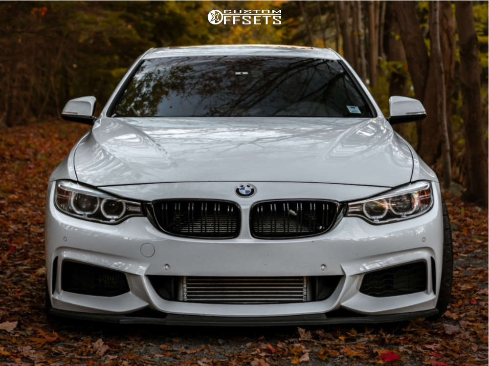 2014 BMW 435i XDrive with 18x8.5 15 Beyern Mesh and 245/45R18 Firestone ...