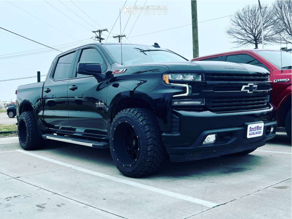 2022 Chevrolet Silverado 1500 LTD with 20x12 -51 Vision Rocker and 33/ ...