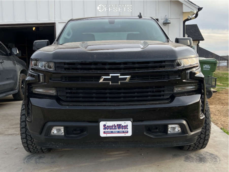 2022 Chevrolet Silverado 1500 LTD with 20x12 -51 Vision Rocker and 33/ ...