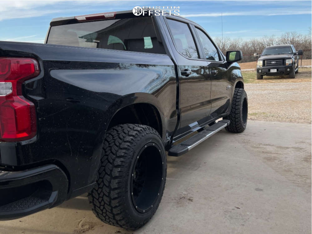 2022 Chevrolet Silverado 1500 LTD with 20x12 -51 Vision Rocker and 33/ ...