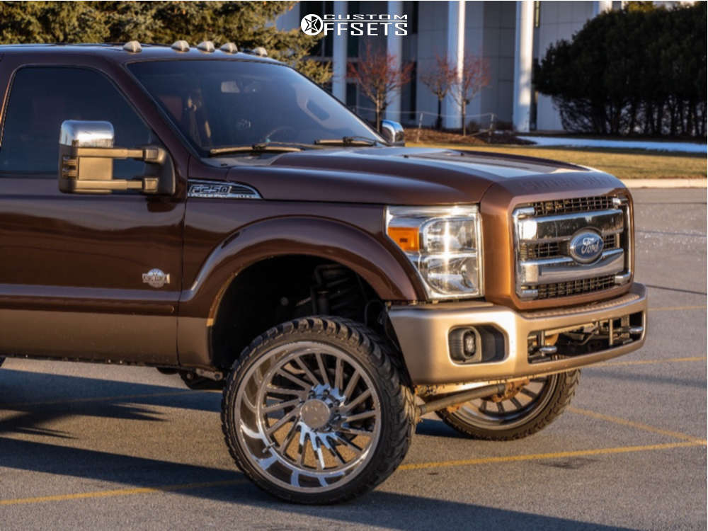 2012 Ford F-250 Super Duty with 24x14 -81 ARKON OFF-ROAD Caesar and 33/ ...