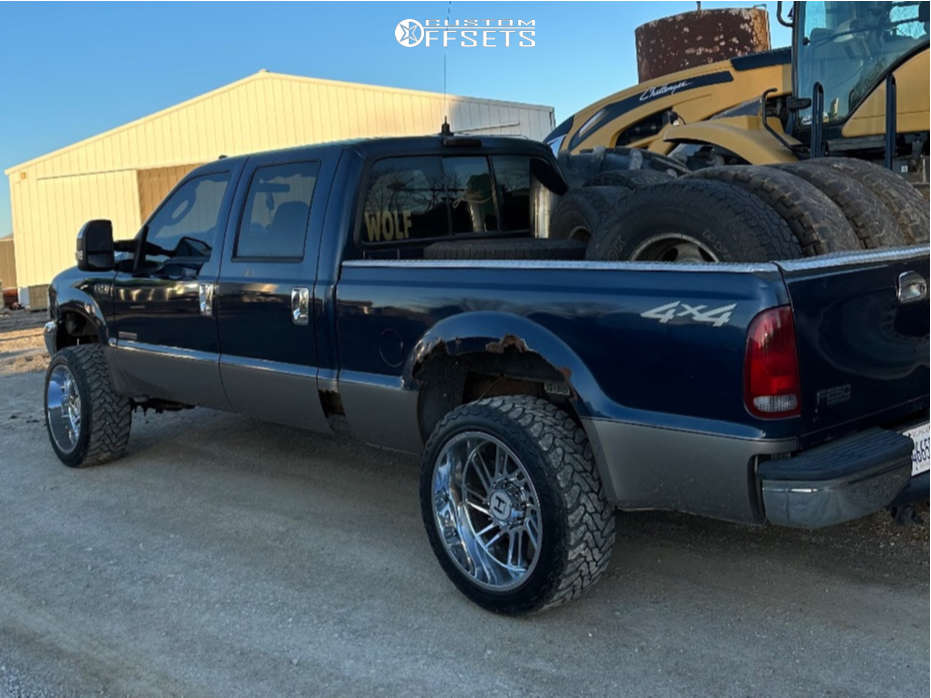 2003 Ford F-250 Super Duty with 22x12 -44 Hostile Stryker and 33/12 ...