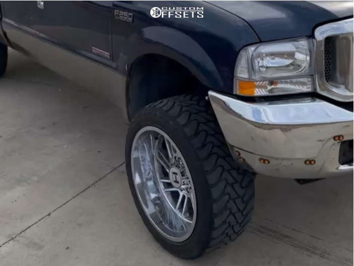 2003 Ford F-250 Super Duty with 22x12 -44 Hostile Stryker and 33/12 ...