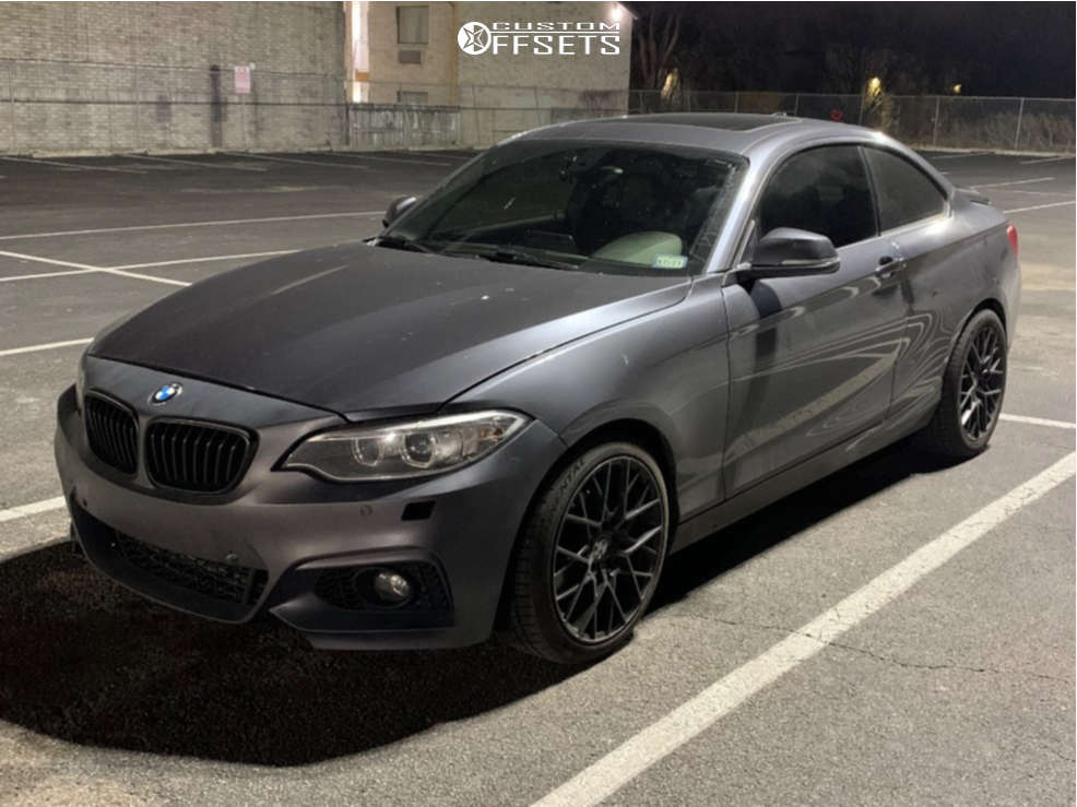 2017 BMW 230i with 18x8.5 35 TSW Sebring and 225/40R18 Continental ...