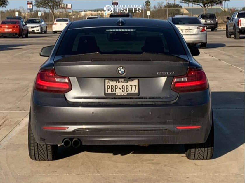 2017 BMW 230i with 18x8.5 35 TSW Sebring and 225/40R18 Continental ...