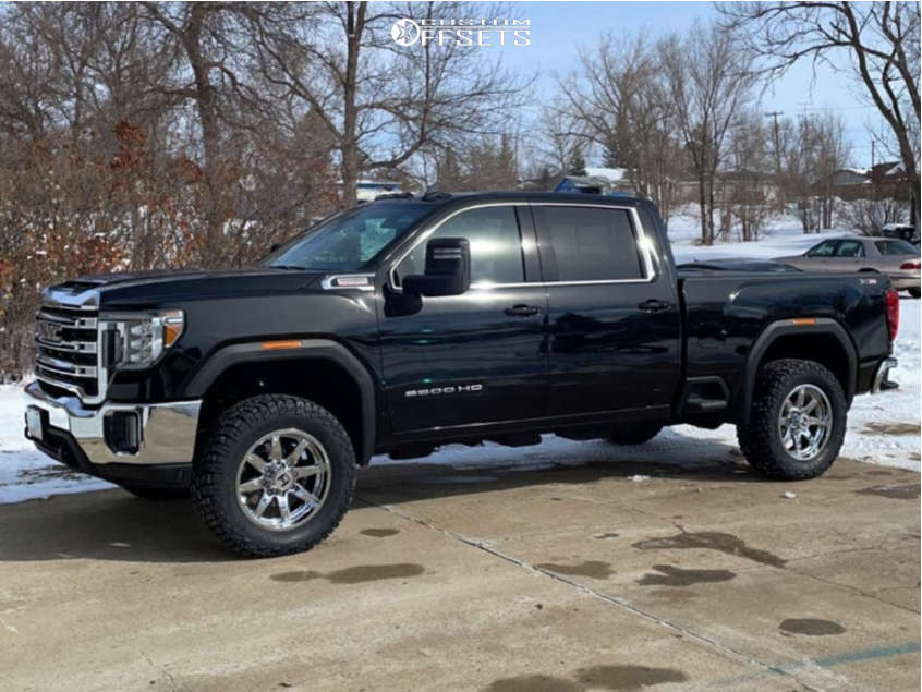 2020 GMC Sierra 2500 HD with 20x9 0 Hostile Alpha and 35/12.5R20 Cooper ...