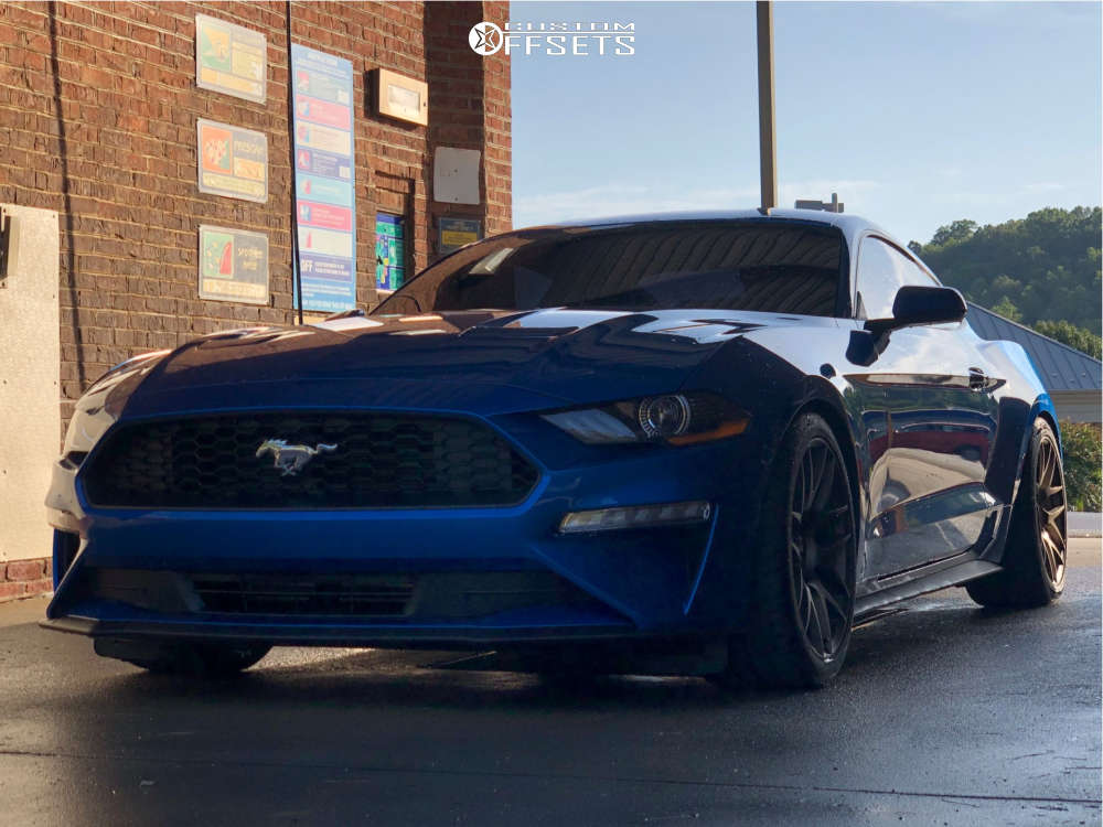2020 Ford Mustang with 19x10 35 SVE R357 and 285/35R19 General G-max Rs ...