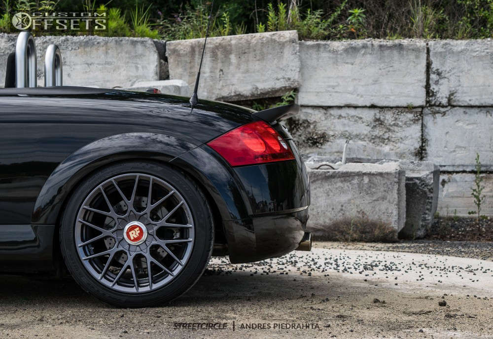 2001 Audi TT Quattro with 18x8.5 35 Rotiform Rse and 235/40R18 Nitto Motivo and Coilovers ...
