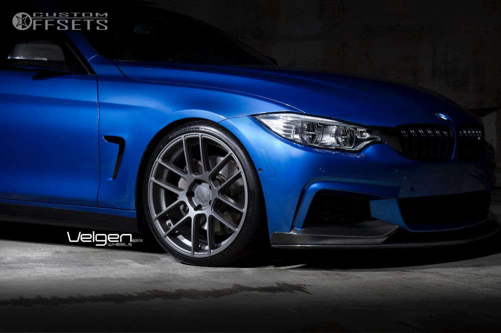 2015 BMW 435i Gran Coupe with 20x9 35 Velgen Vmb6 and 245/30R20 Hankook ...