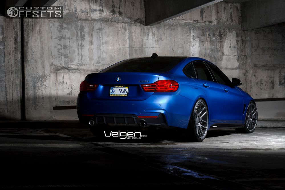 2015 BMW 435i Gran Coupe with 20x9 35 Velgen Vmb6 and 245/30R20 Hankook ...