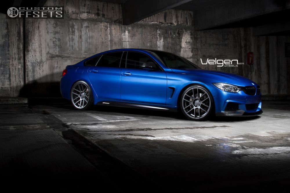 2015 BMW 435i Gran Coupe with 20x9 35 Velgen Vmb6 and 245/30R20 Hankook ...