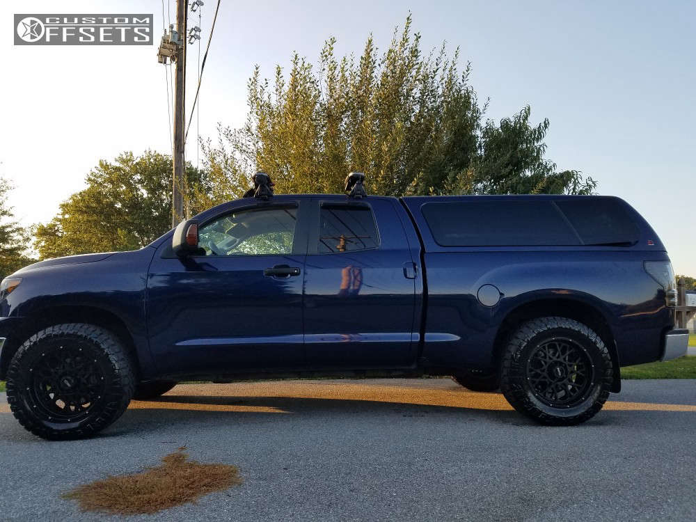 2010 Toyota Tundra with 20x9 12 Vision Rocker and 295/60R20 Nitto Ridge ...