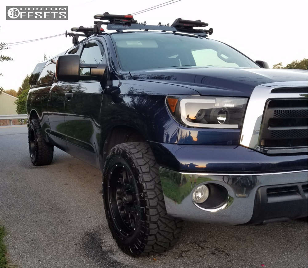 2010 Toyota Tundra with 20x9 12 Vision Rocker and 295/60R20 Nitto Ridge ...