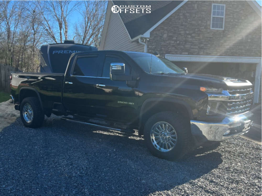 2021 Chevrolet Silverado 3500 HD with 20x9 0 Hostile H127 and 285/65R20 ...