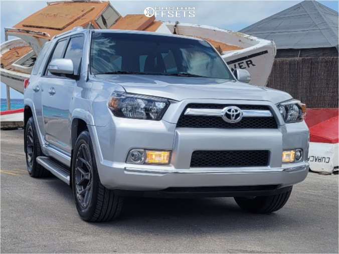 2013 Toyota 4Runner with 20x9 12 Rock Trix RT107 and 275/55R20 Aoteli ...