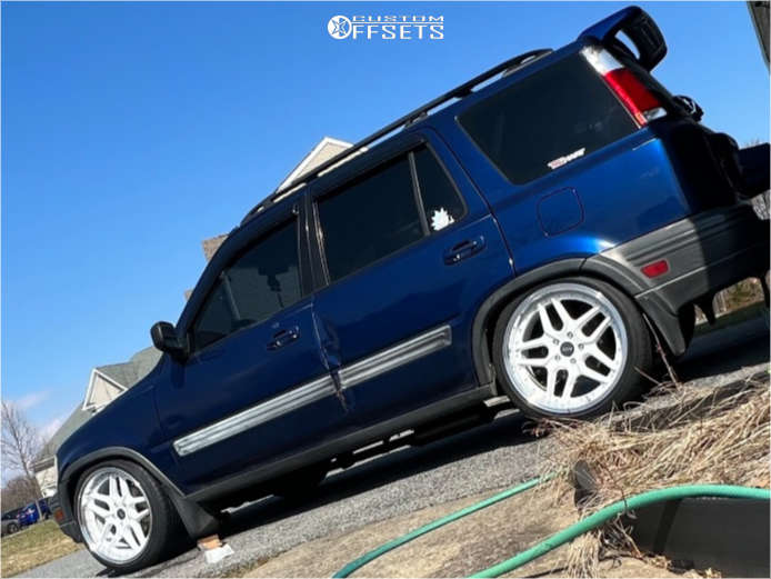 1999 Honda CR-V with 19x9.5 35 ESR Cs15 and 225/40R19 Vercelli Strada ...