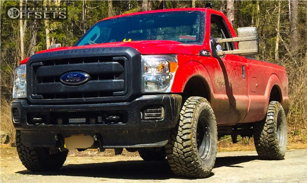 2012 Ford F-350 Super Duty with 17x9 -12 Vision D Window and 35/12.5R17 ...