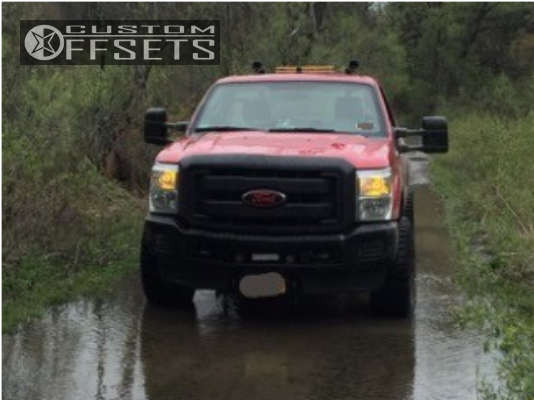 2012 Ford F-350 Super Duty with 17x9 -12 Vision D Window and 35/12.5R17 ...