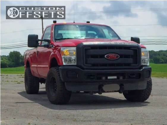 2012 Ford F-350 Super Duty with 17x9 -12 Vision D Window and 35/12.5R17 ...