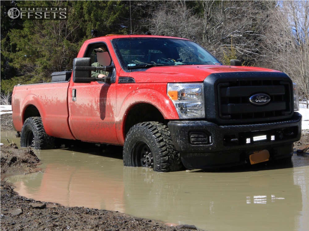 2012 Ford F-350 Super Duty with 17x9 -12 Vision D Window and 35/12.5R17 ...
