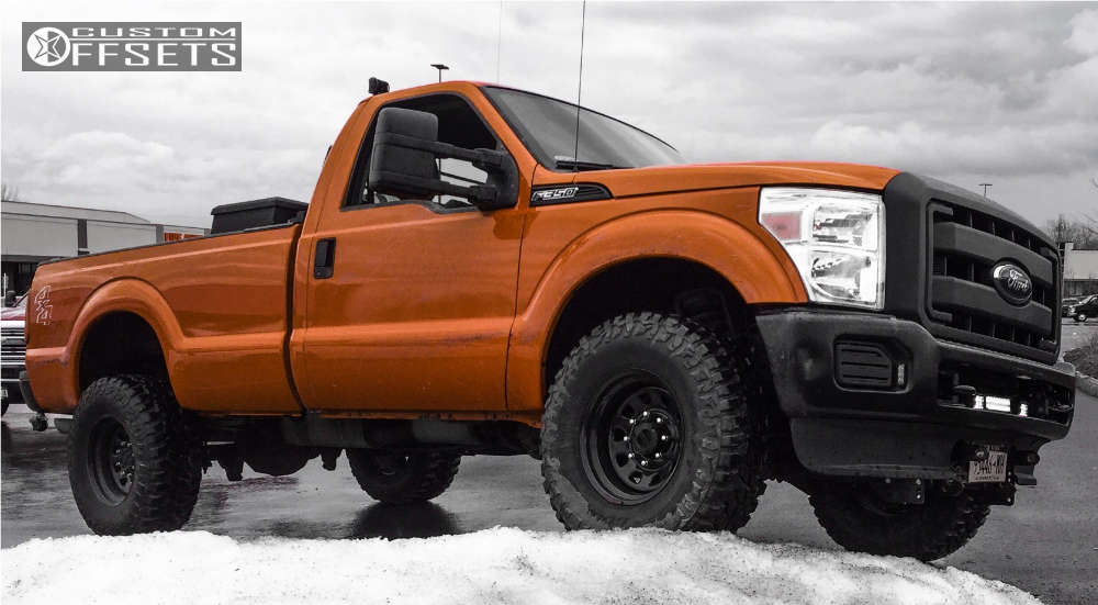 2012 Ford F-350 Super Duty with 17x9 -12 Vision D Window and 35/12.5R17 ...