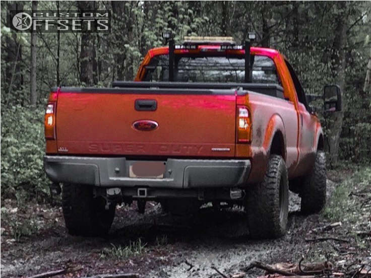 2012 Ford F-350 Super Duty with 17x9 -12 Vision D Window and 35/12.5R17 ...